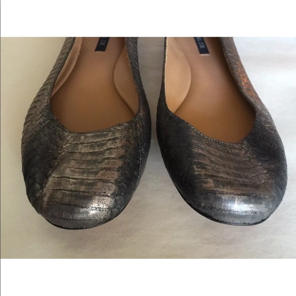 Rachel Zoe | Shoes | Rachel Zoe Laura Snakeskin Chain Ballet Flats 75m ...